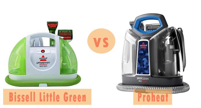 Bissell Little Green vs Proheat: Differences & Similarities